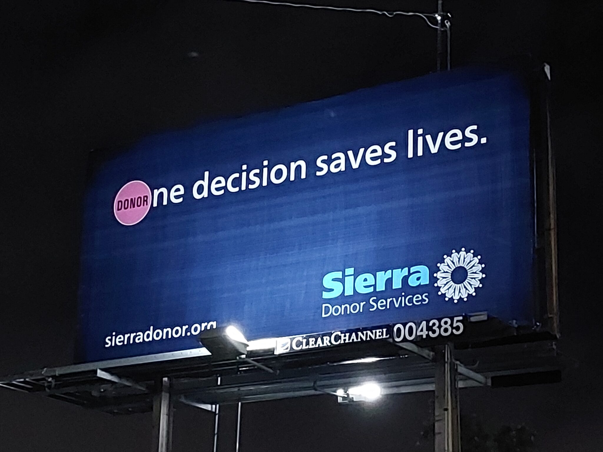 Spot the Dot on SDS Billboards Around the City! - Sierra Donor Services